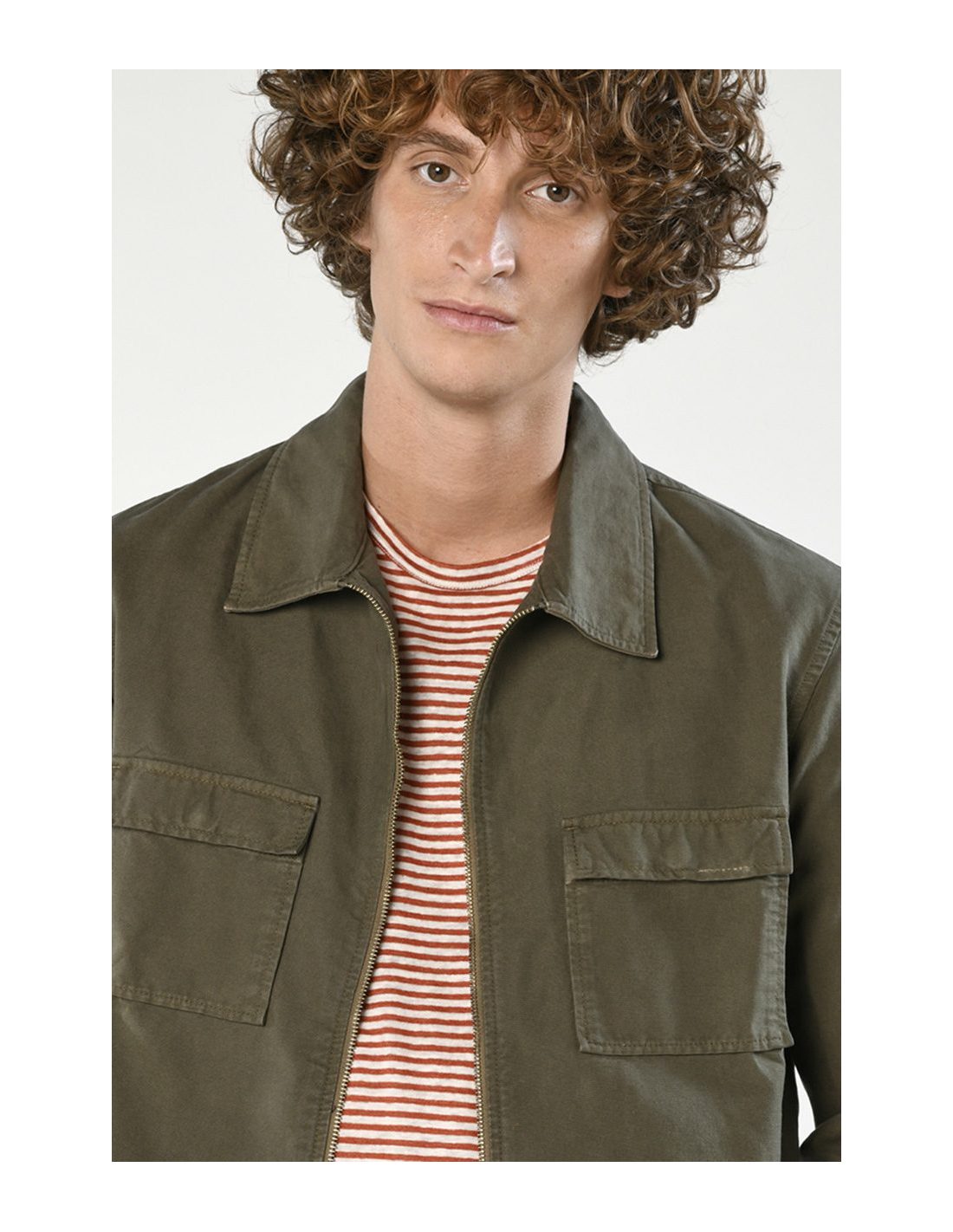 Veste Toile kaki NAJI 091 (HARRIS WILSON) | Manteau - Blouson ...